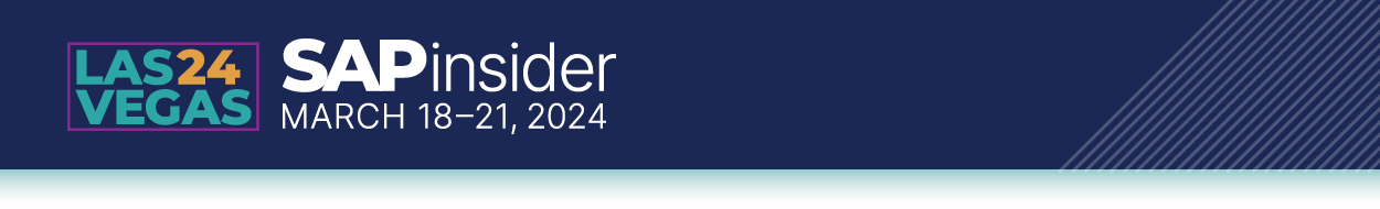 Join Yash for a VIP Lunch on March 19 at SAPinsider Vegas 2024